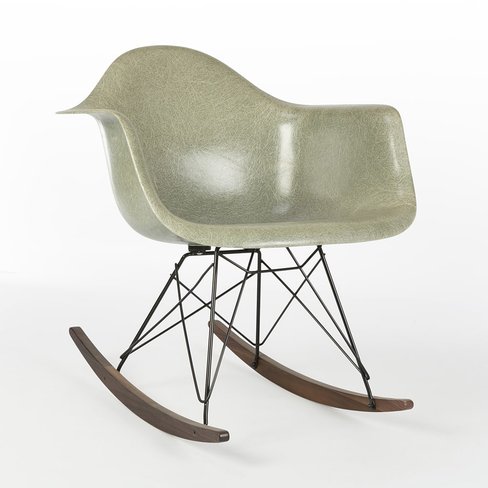 Seafoam Herman Miller Original Eames RAR Rocking Arm Chair — Vintage ...